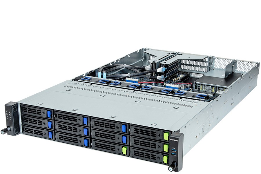 Gigabyte 2U 12Bays Single AMD Processor Rackmount Server - R263-Z30-AAC2