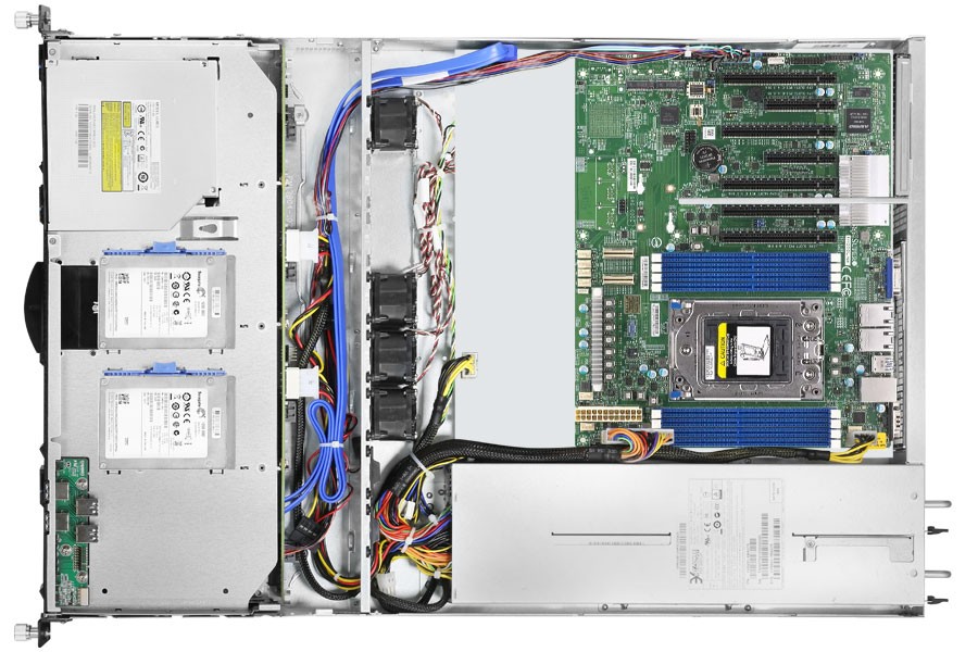 Chenbro 1U 4Bay Single AMD Processor Rackmount Server - RM13604-H12SSL-NT