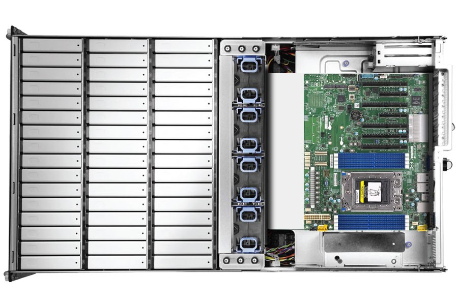 Chenbro 4U 48Bay Single AMD Processor rackmount Server - RM43348-H12SSL-NT