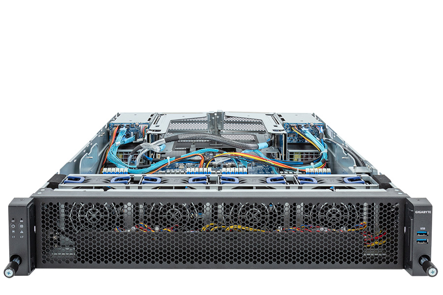 Gigabyte 2U 4Bays Short Depth Dual AMD Processor Rackmount Server ...