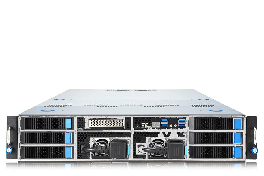 ASUS 2U (4+2)Bays Single AMD Processor Rackmount GPU Server - ESC4000A ...