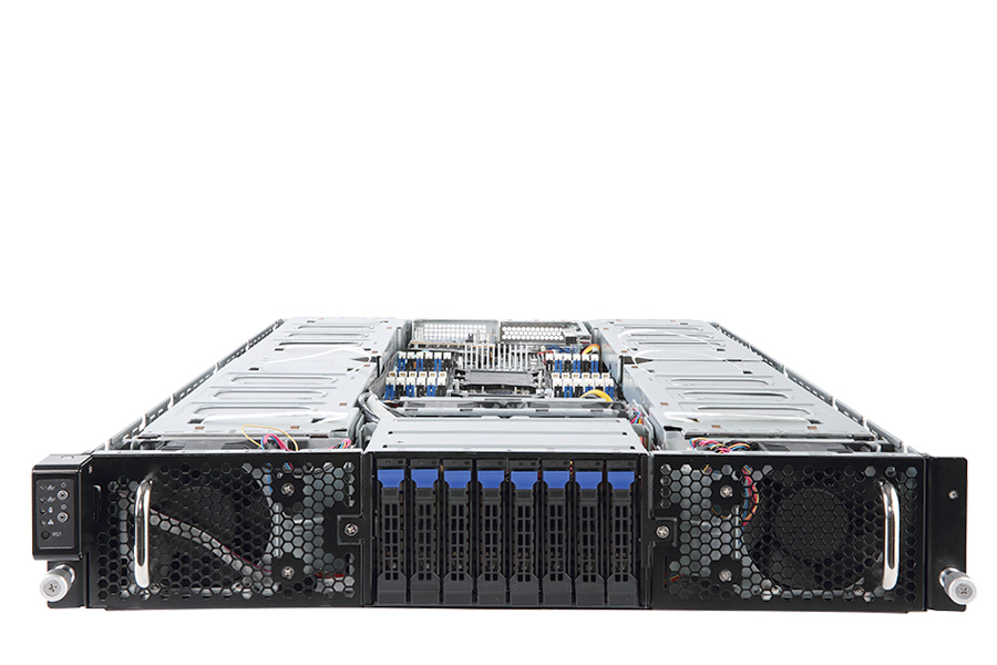 Gigabyte 2U 8Bays 8GPU Dual 2nd Gen Scalable Processor GPU Server ...