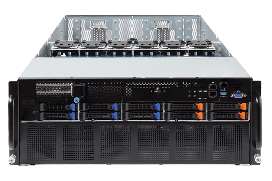 Gigabyte 4U 10Bays Dual 2nd Gen Scalable Processor up to 8 GPU ...