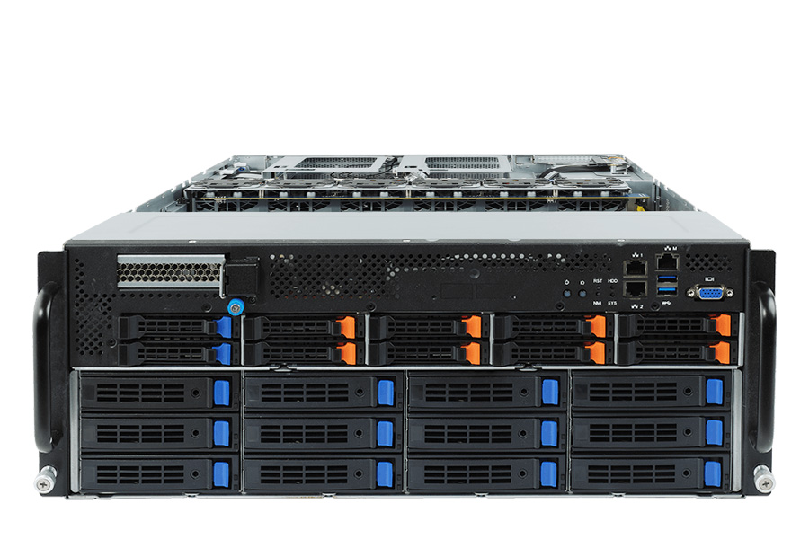 Gigabyte 4U (12+10) Bays Dual Processor AMD Rackmount GPU Server - G482-Z50