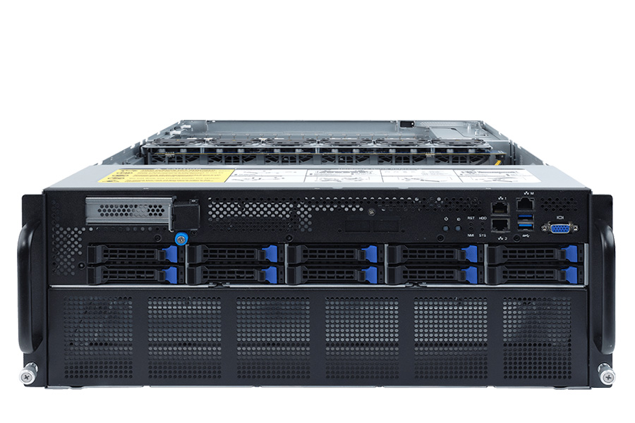 Gigabyte 4U 10Bays Dual Processor AMD Rackmount GPU Server - G482-Z51