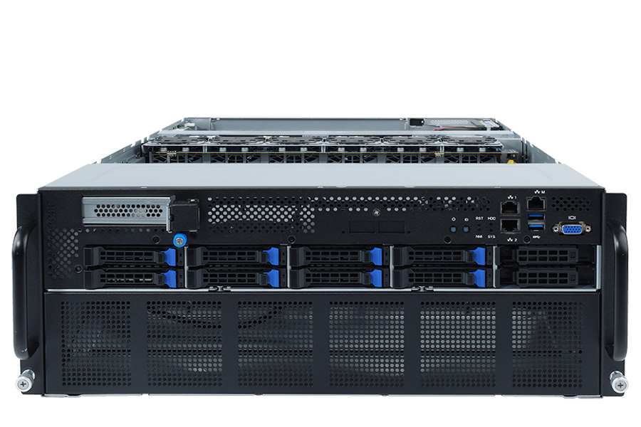 Gigabyte 4U 8Bays Dual Processor AMD Rackmount GPU Server - G482-Z52