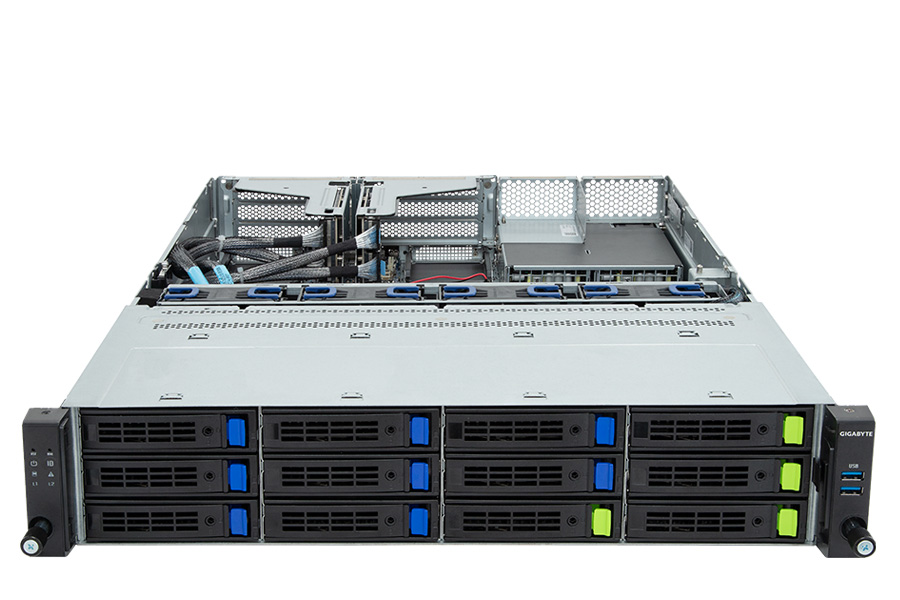 Gigabyte 2U 12Bays Single AMD Processor Rackmount Server - R263-Z30-AAC2