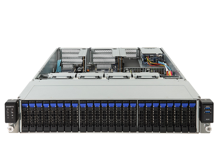 Gigabyte 2U 24Bays Dual 2nd Gen Scalable Processor Rackmount Server ...