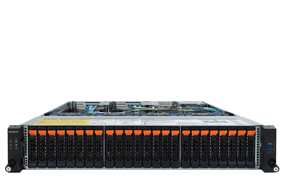 Gigabyte 2U 24Bays Dual Processor AMD Rackmount Server - R282-Z92