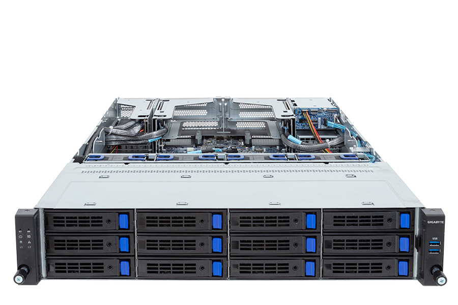 Gigabyte 2U 24Bays Dual Processor Rackmount Server - R283-S92-AAJ2