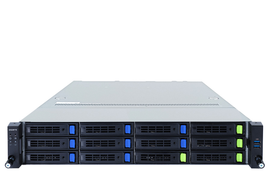 Gigabyte 2U 12Bays Dual AMD Processor Rackmount Server - R283-Z90-AAD2