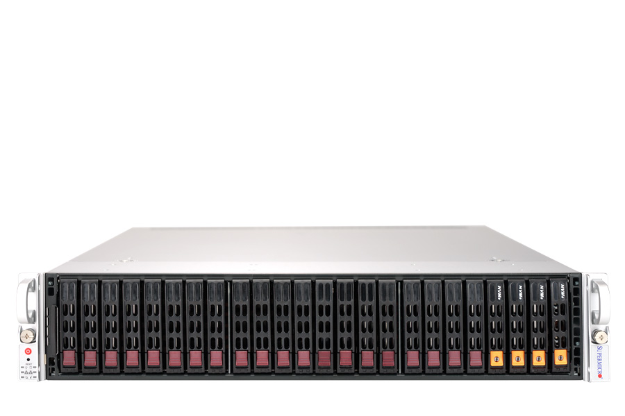 Supermicro 2U 24Bays Dual 2nd Gen Scalable Processor Rackmount Server ...