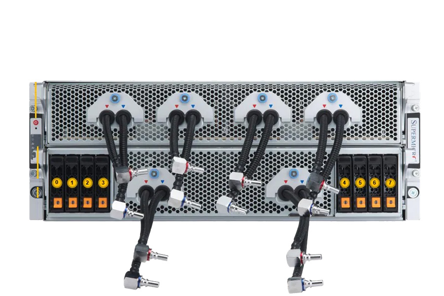Supermicro 4U 8Bays Liquid-Cooled Dual Processor Rackmount GPU Server ...