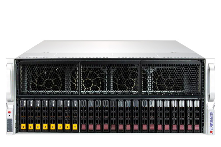 Supermicro 4U 24Bays Dual Processor Rackmount GPU Server - SYS-421GE-TNRT