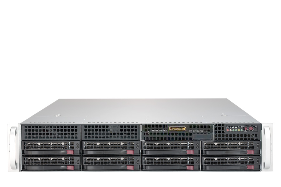 Supermicro 2U 8Bays Single Processor Rackmount Server - SYS-521E-WR