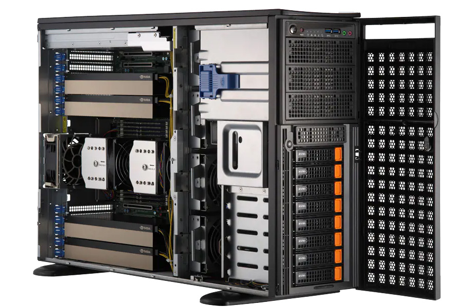Supermicro 8Bays Dual Processor Tower Rackmount Server - SYS-741GE-TNRT