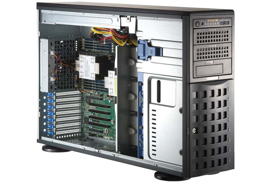 Supermicro 4U/Tower 8Bays Dual Processor Rackmount Server - SYS-741P-TRT