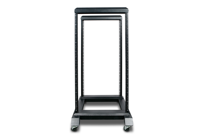 22U 4 Post 39.37" (1000mm) Open Frame Rack - WO22AB